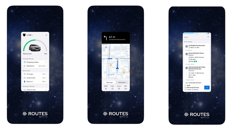 The e-ROUTES planner makes electric travel easy!