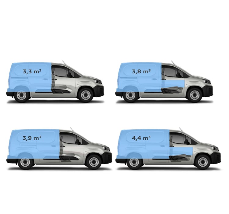 PEUGEOT Partner en e-Partner: bestelwagen met 5 zitplaatsen